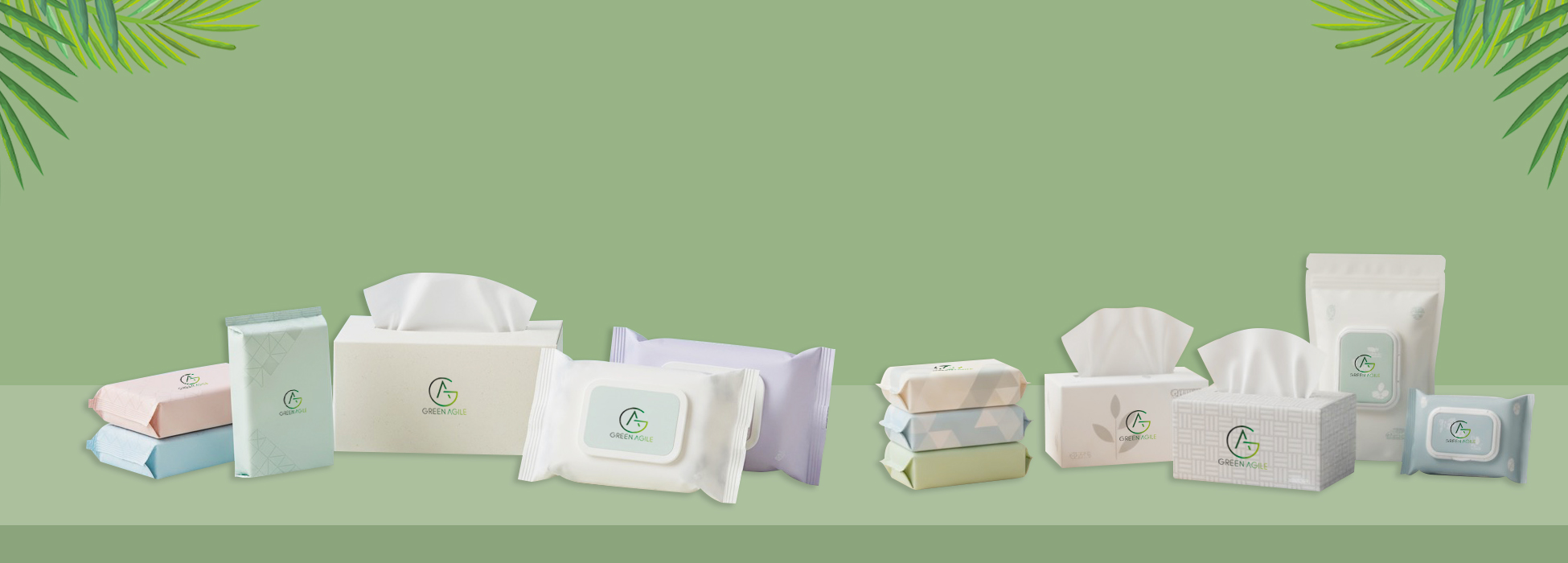 Tissues & Wipes - Green Agile-Quality Custom Packaging in Dubai Green ...